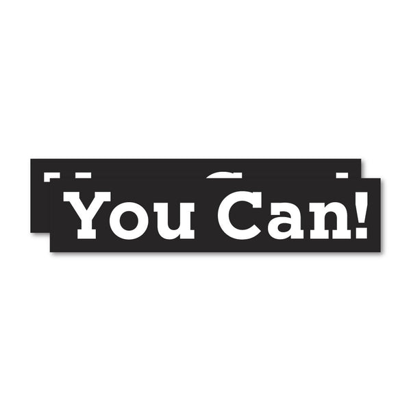 2X You Can Sticker Decal | Inspirational Stickers - Little Sticker Boy