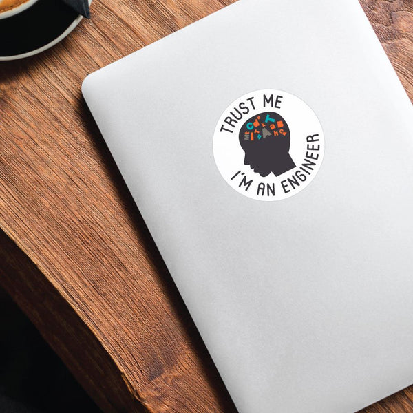 Engineer Sticker Decal | Geek Stickers - Little Sticker Boy