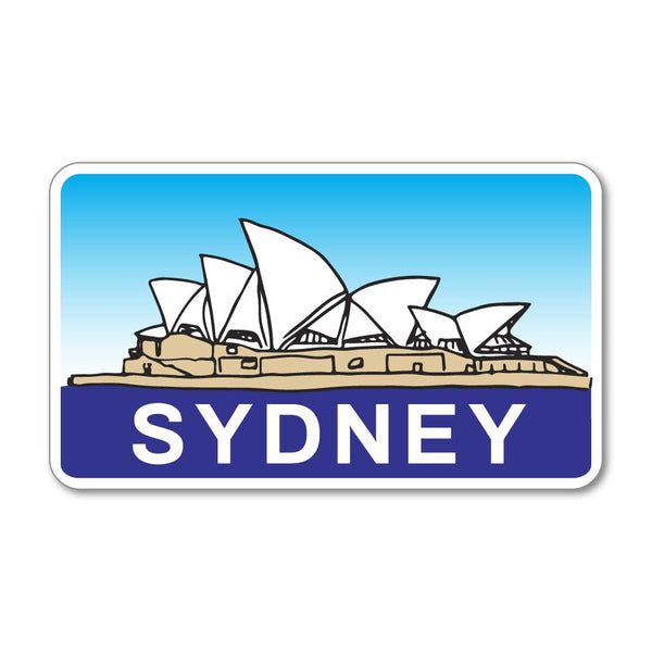 Sydney Sticker Decal | Travel Stickers - Little Sticker Boy