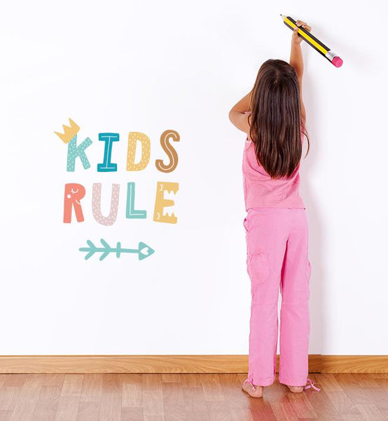 All Kids Rule Wall Sticker | Little Sticker Boy