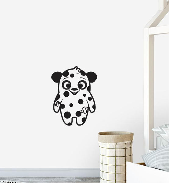 Happy Spotty Monster Wall Sticker| Little Sticker Boy