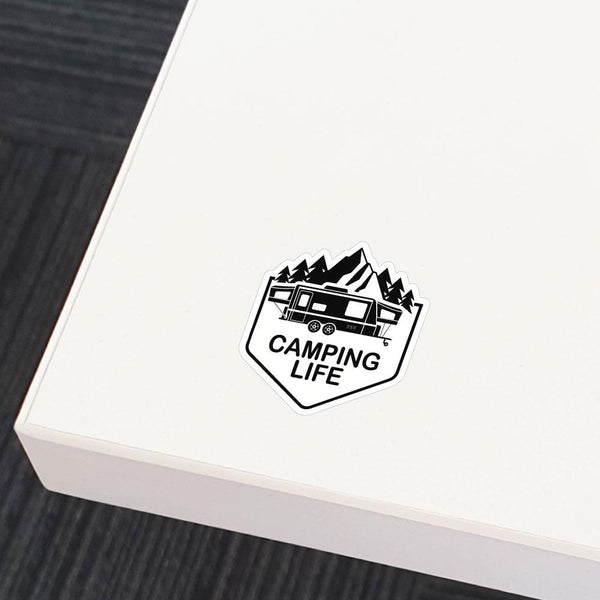 Camping Sticker Decal | Camping Stickers - Little Sticker Boy