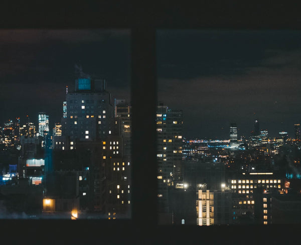 New York Through Window | Urban Wall Murals and Wallpaper - Little ...
