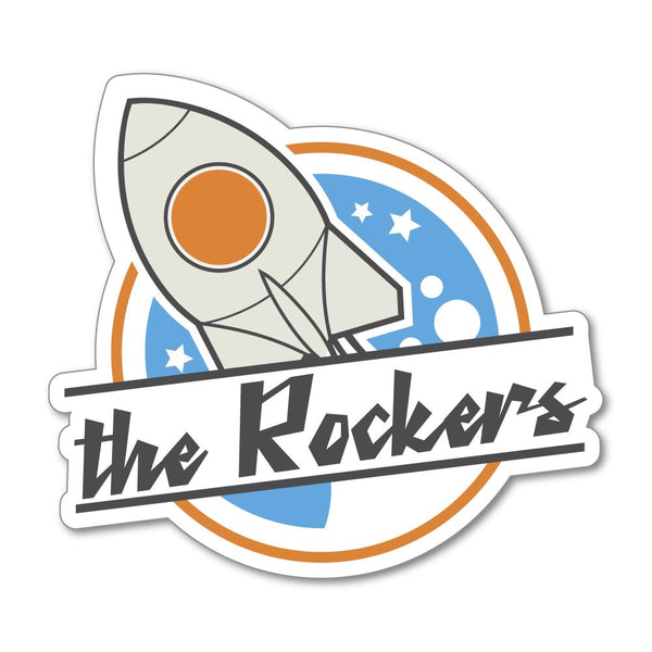 Rockers Vintage Retro Sticker Decal | Vintage Stickers - Little Sticker Boy