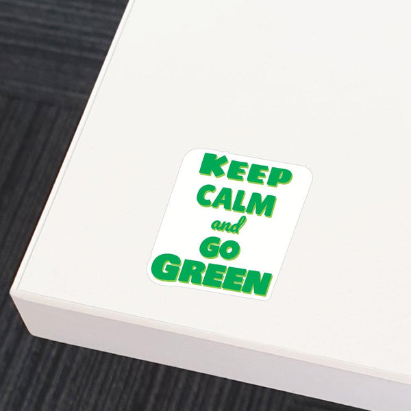 Go Green Sticker Decal | Environment Stickers - Little Sticker Boy
